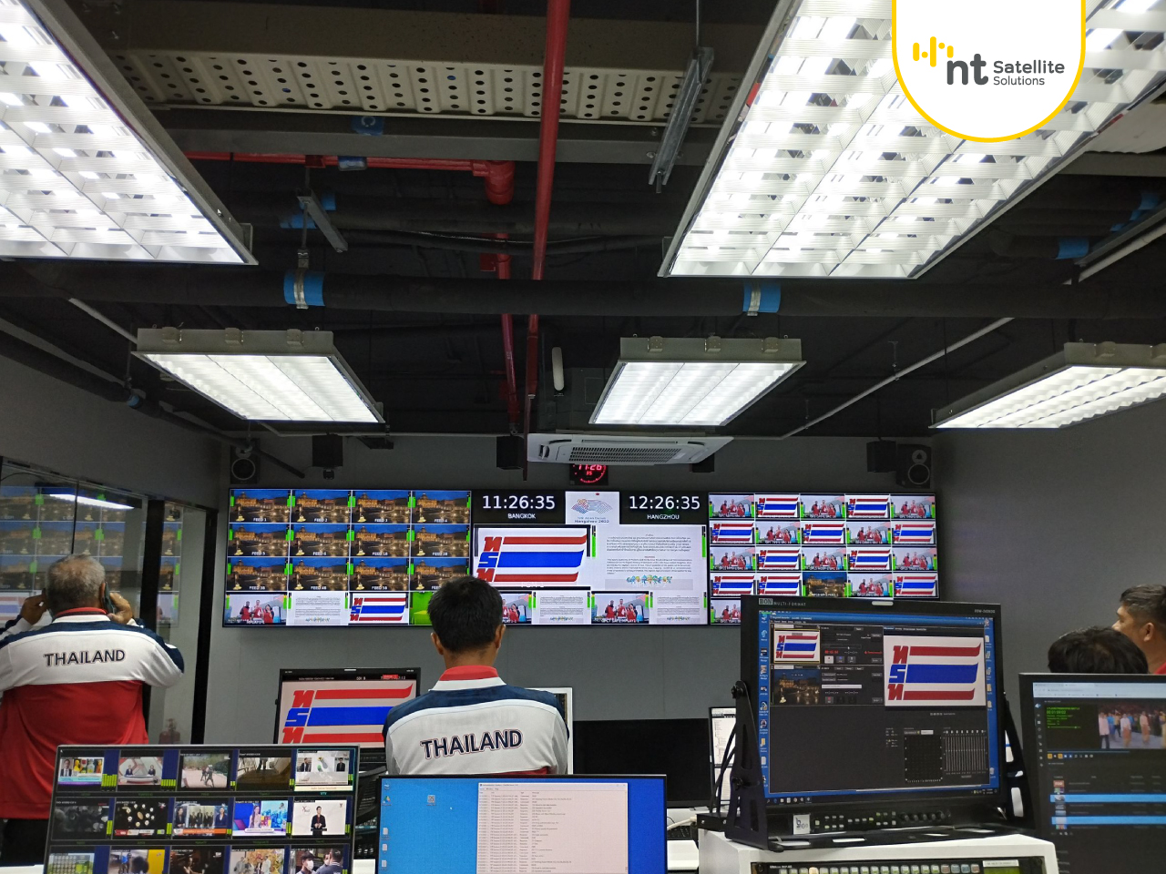 NT เชื่อมโยงสัญญาณถ่ายทอดสด เอเชียนเกมส์ ครั้งที่ 19 จากเมืองหางโจว ประเทศจีน - NT Satellite